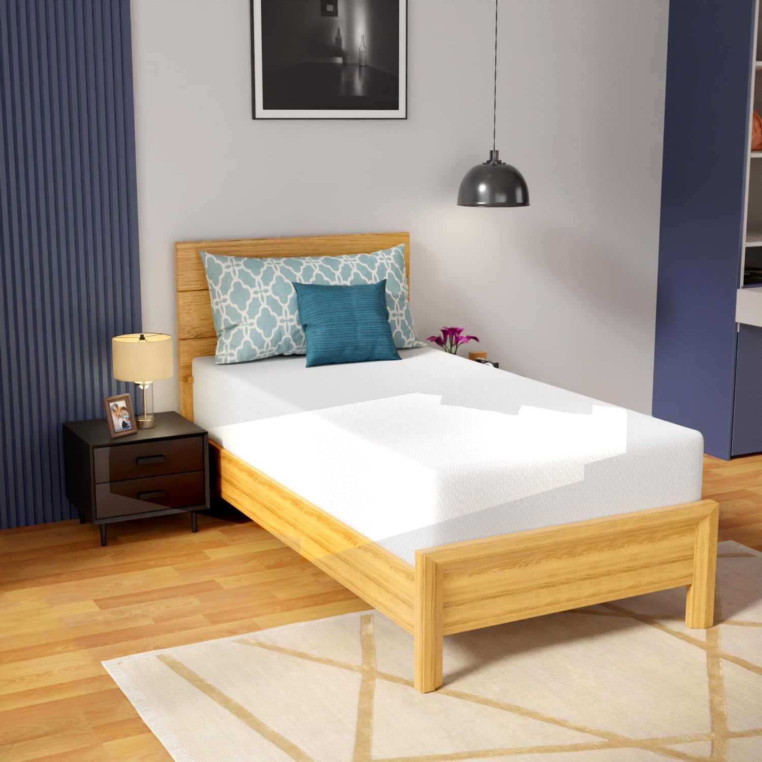 Click here for Fdw Gel Memory Foam Mattress Wave Comfort Foam Mat... prices