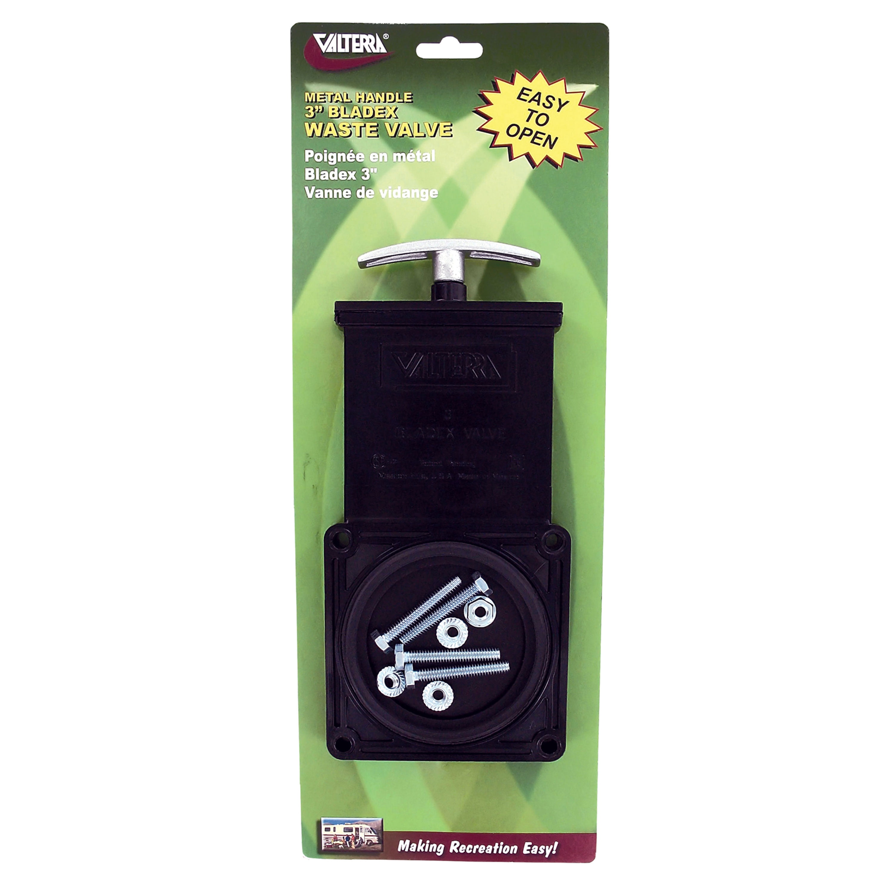 Valterra T1003VPM Bladex Waste Valve with Metal Handle - 3" - Walmart ...