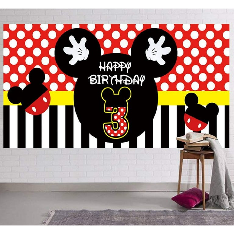 Mickey Mouse Birthday Party Wallpaper