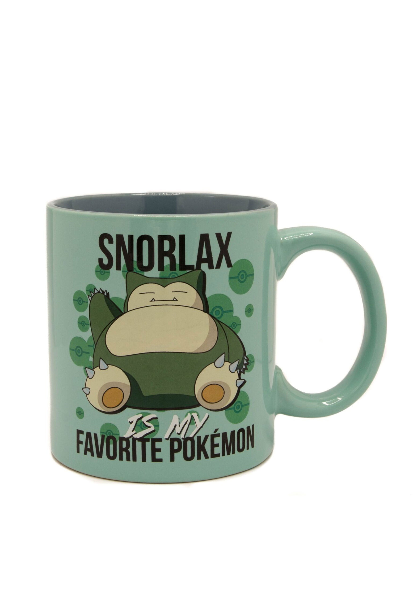 Snorlax is My Favorite 20 oz Jumbo Ceramic Pokemon Coffee Mug - Walmart.com