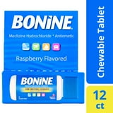 Bonine Antiemetic Chewable Motion-Sickness Relief Tablets, Raspberry ...