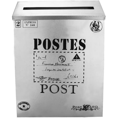 Rustic Mailboxes for Farmhouse Antique Newspaper Envelope Holder Post ...