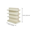WASHWEPE Simulation Wooden Shelf Multi 1Set 6.3X5.5X3.1In - Walmart.com