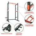 Sunny Health & Fitness Power Zone Squat Rack, Workout Power Cage, Home ...