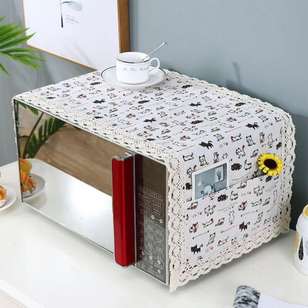 Overfox Microwave Oven Cover Dustproof Cotton Machine Protector ...