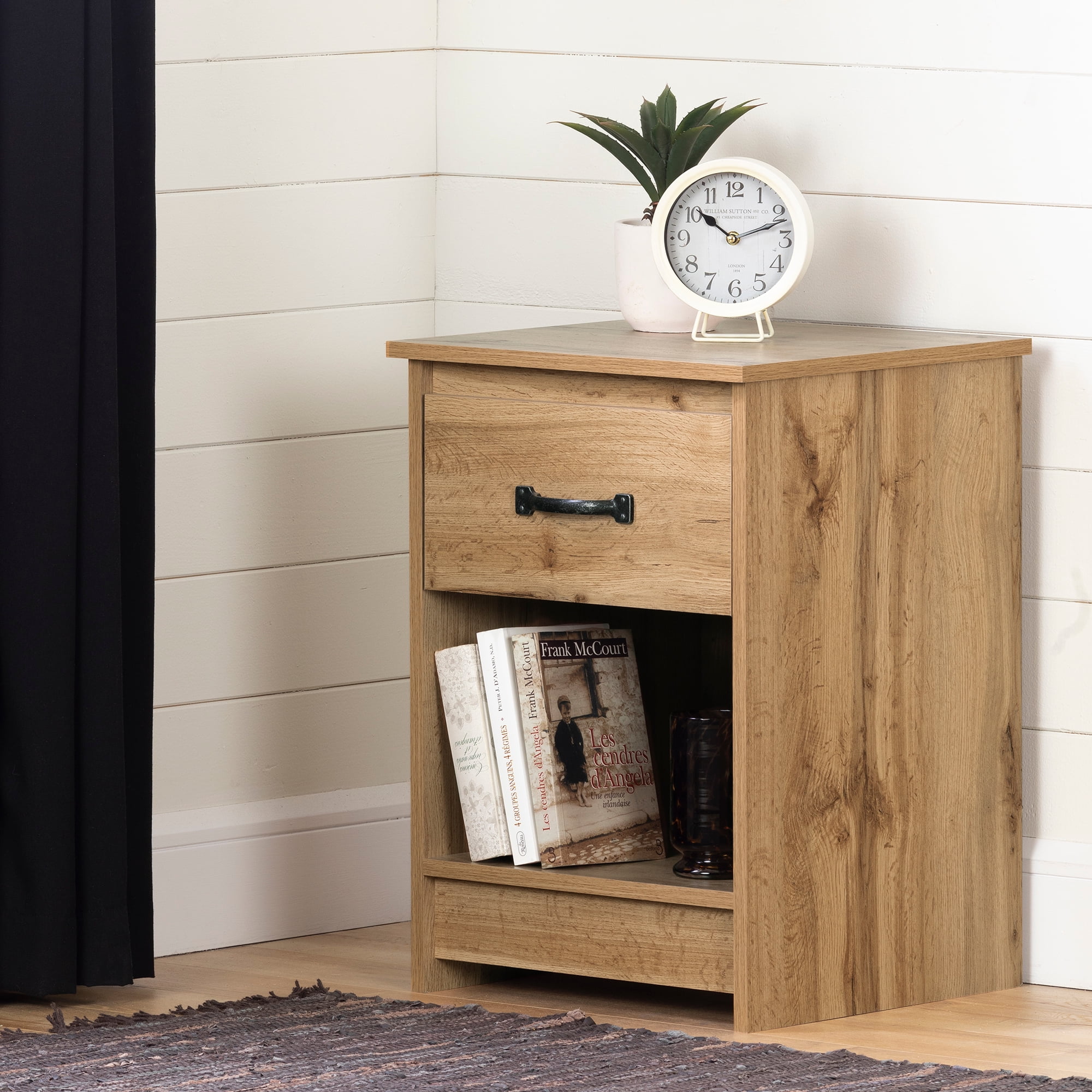Click here for South Shore Tassio 1-Drawer Nightstand With Open S... prices