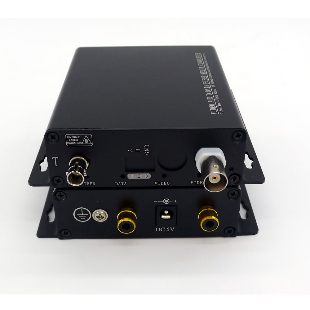 Transwan 2 Ch RCA Audio Over Fiber Extender & 1 Ch Video to 20 Km ...