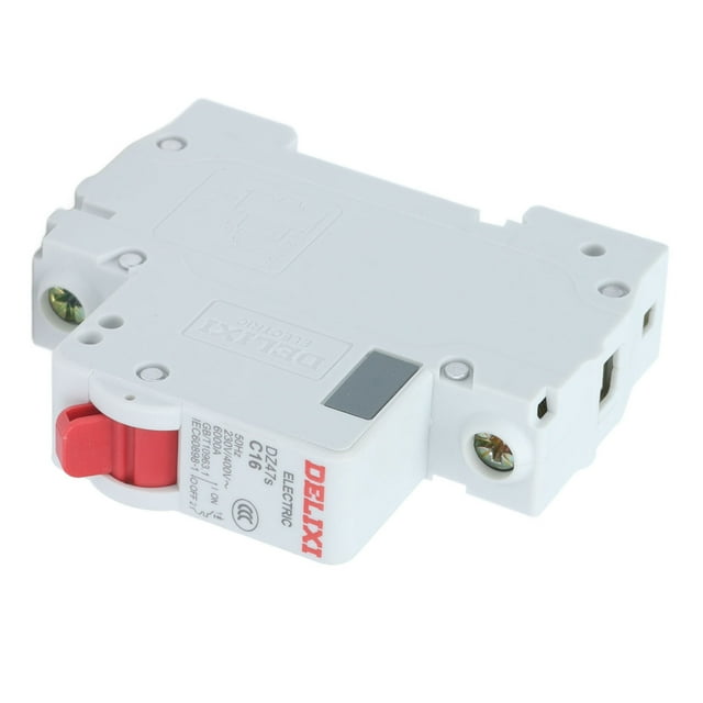 Miniature Circuit Breaker, C16 Circuits Breakers DIN Rail Installation Pa66 For Low Voltage ...