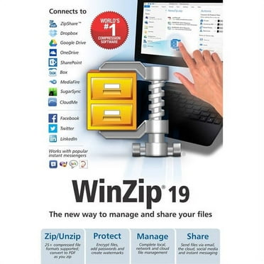 WinZip Pro - (v. 19) - license - 1 user - ESD - Win - Multilingual ...