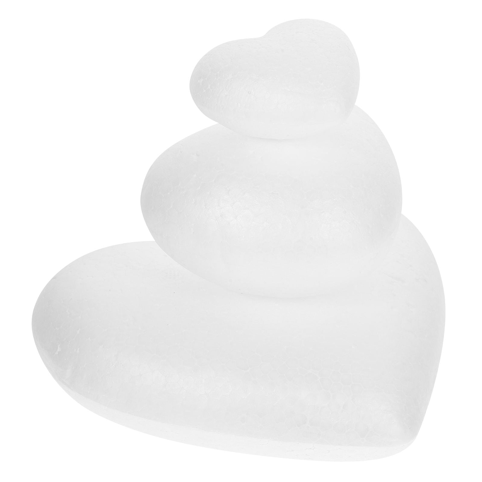 Click here for Oulii 3pcs Craft Foam Hearts White Heart Shaped Fo... prices