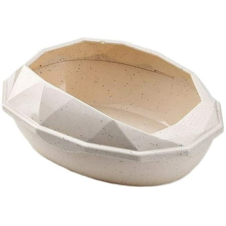 Cat Litter Boxes Pet Cats Litter & Housebreaking Plastic Pet Litter Box ...
