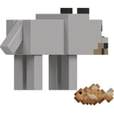 Minecraft 3.25-in Scale Hostile Wolf Action Figure & Accessory with ...