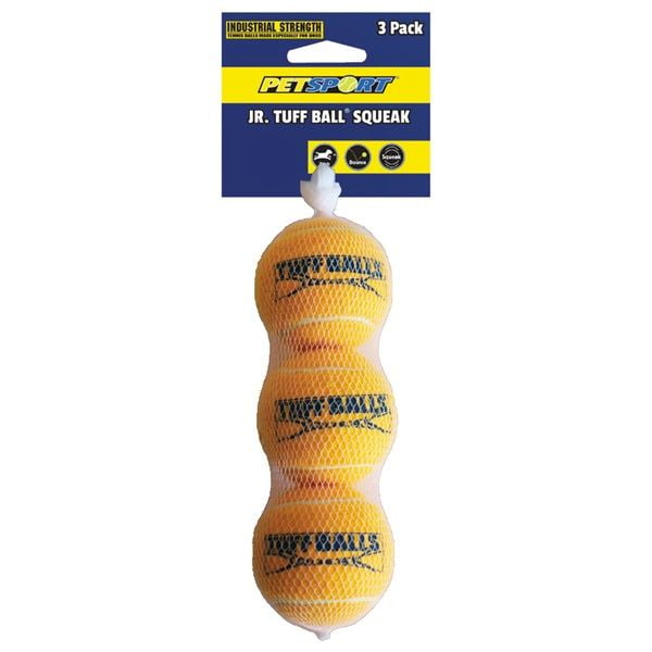 Petsport Jr. Tuff Ball Squeak Dog Toy 3/PK (7 Packages) - Walmart.com