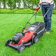 "POWERWORKS XB 40V 14"" Cordless Lawn Operated Electric Mower, 4Ah ...