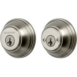 Baldwin 385 Round Dbl Cyl Deadbolt Featuring Smartkey in SN - Walmart.com