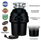 Waste Maid Deluxe 3/4 HP Continuous Feed Garbage Disposal 10-US-WM-458 ...