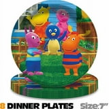ALIDEAL The Backyardigans Super Thick Backdrop Party Plates, Paper ...