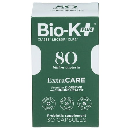 Bio-K Plus - Probiotic ExtraCare 80 Billion CFU - 30 Capsules - Walmart.ca