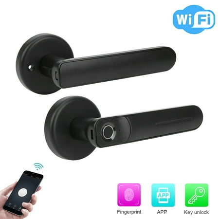 Garosa Door Lock,Smart Door Handle Lock Biometric Fingerprint APP ...
