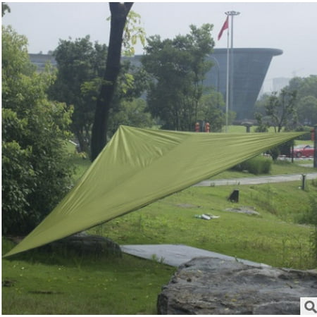 Outdoor Triangle Canopy Camping Tent Waterproof Sunshade Folding Canopy ...