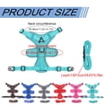 Adjustable Cat Harness and Leash Set Escape Proof Vest Breathable Mesh ...