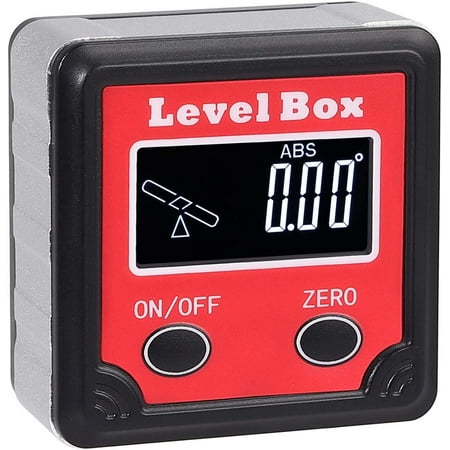 Digital Level Box Magnetic Angle Gauge Angle Gauge Inclinometer LCD ...