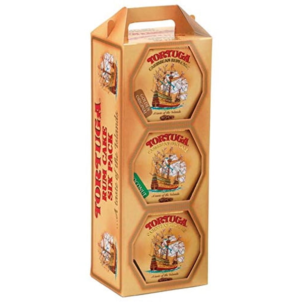 Tortuga Caribbean Six-Pack Mix, 4-Ounce Cake (Pack of 6) (Gift Pack ...