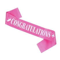 Congratulations Sash for Women Graduation Party Birthday Decor Gold ...