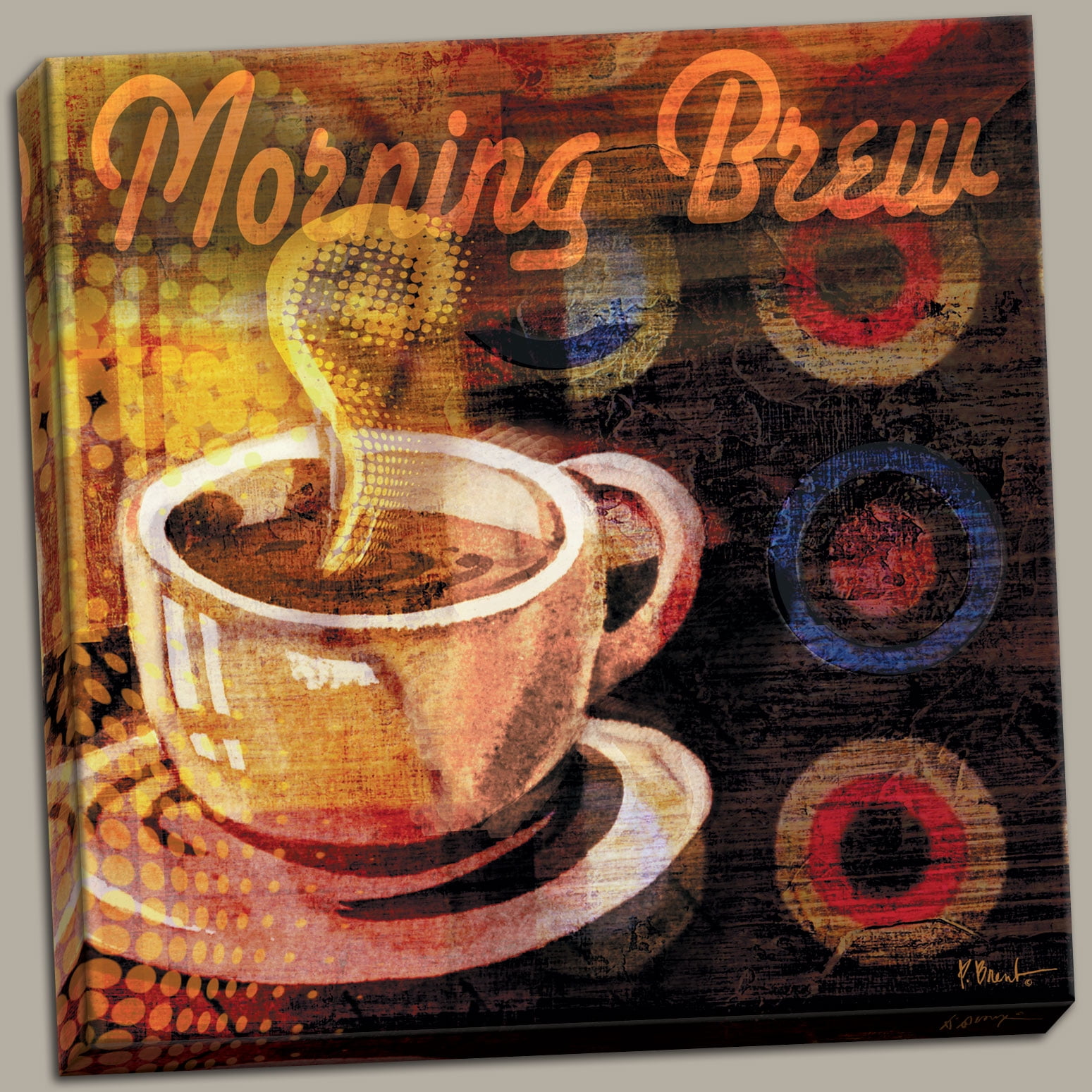 Coffee Break I Popular Retro Morning Brew Cup of Coffee; Kitchen Deocr ...