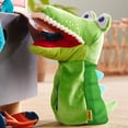 HABA Soft Plush Toy: Eat-It-Up Hand Puppet Monster with Feed Belly Bag ...
