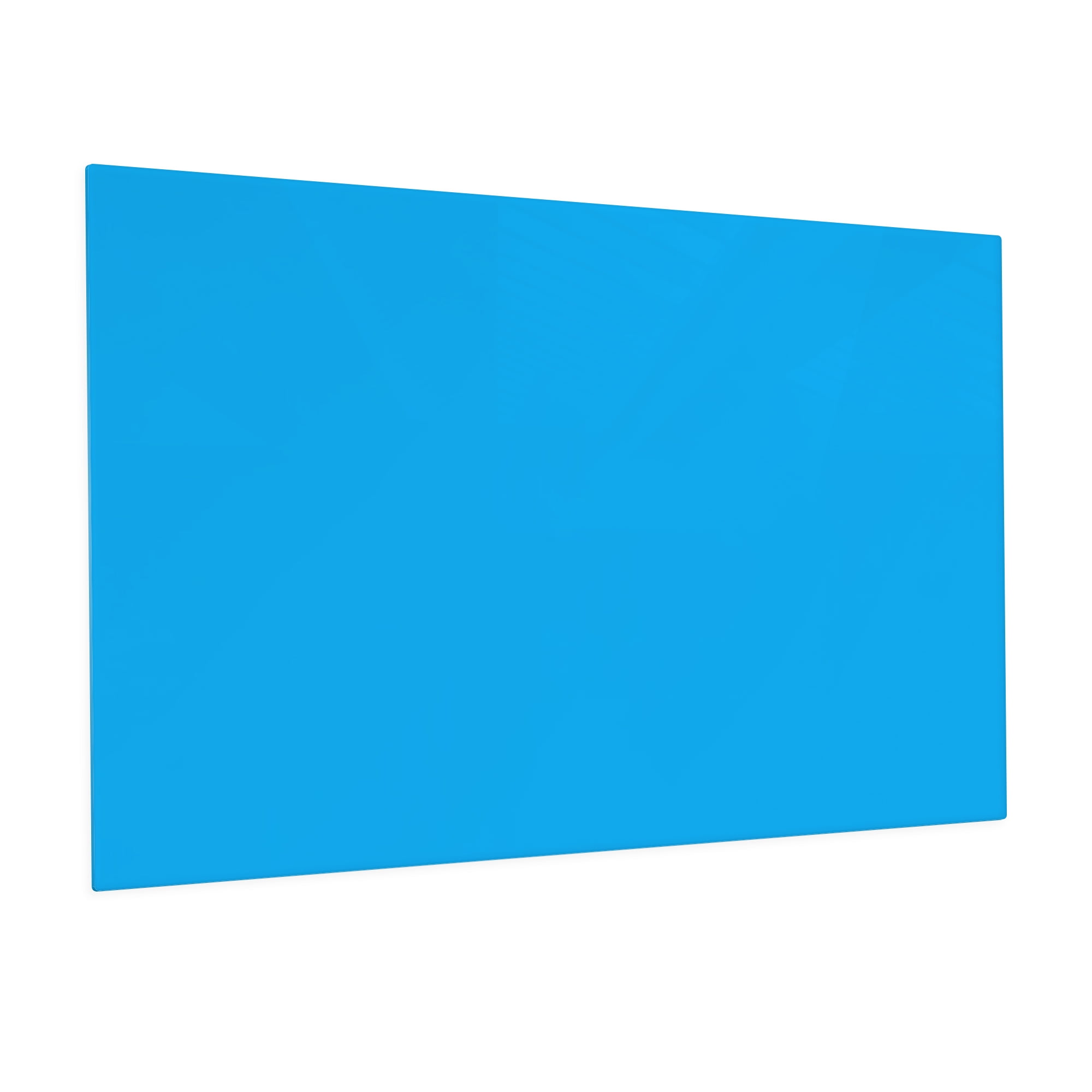 Floating Blue Magnetic Glass Board 36" X 48" Inches Eased Corners ...