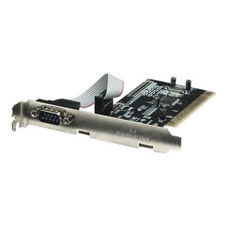 Manhattan Serial PCI Card - Serial adapter - PCI low profile - RS-232 ...