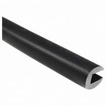 Trim-Lok Rubber Edge Trim,10ft L,Black,1/4 in W X2014-10 - Walmart.com