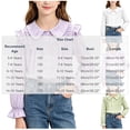 Antinious Girls Long Sleeve Collar Round Collar Lace School Uniform ...