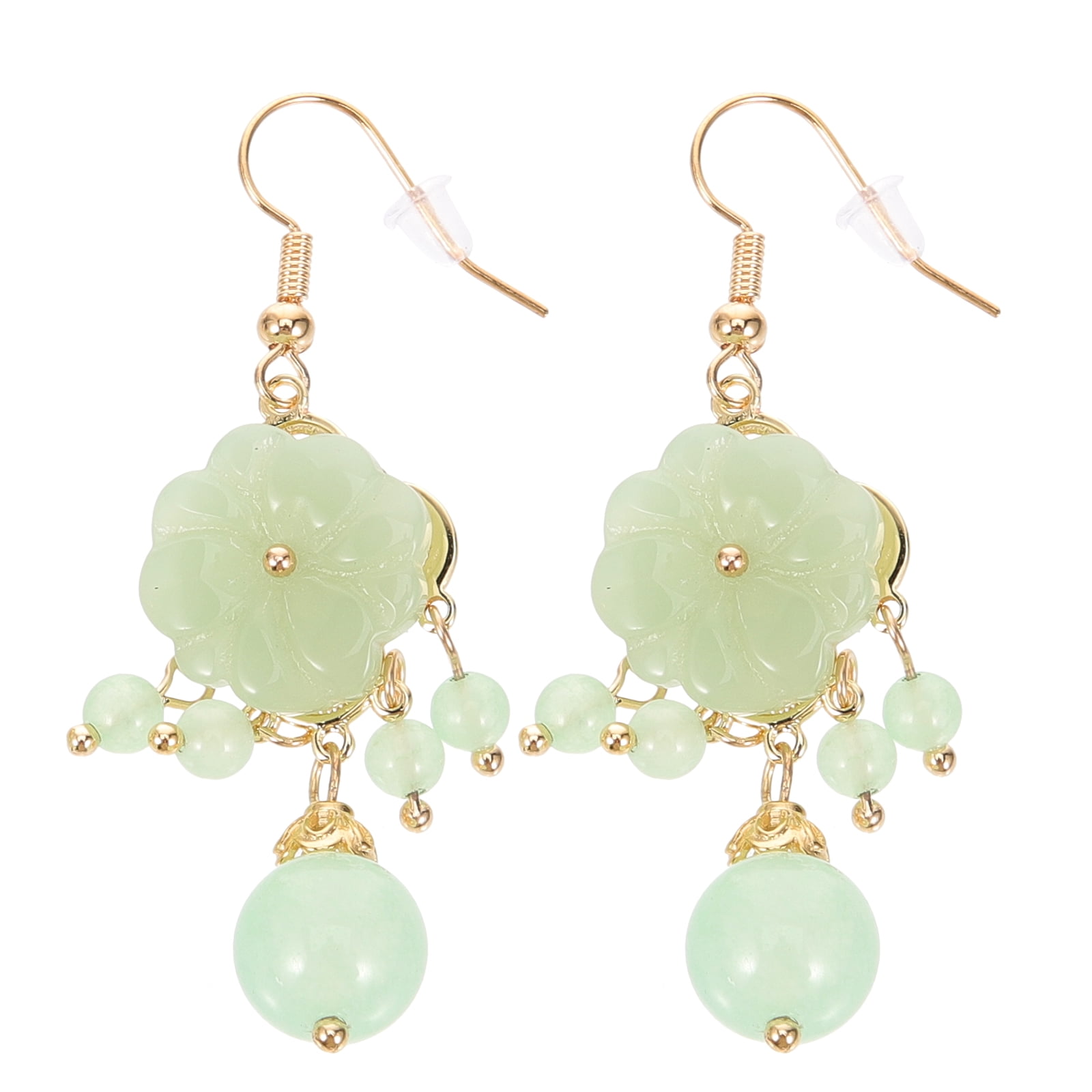 Click here for Shisuyan 1 Pair Jade Earrings Women Dangle Earring... prices
