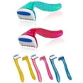 AllTopBargains Womens Bikini Razors, 6 Pack, Disposable Shavers for ...