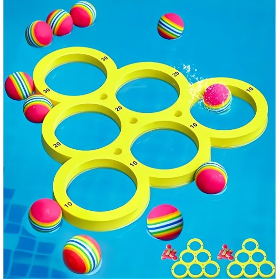 Play Day Fish & Catch 12-Piece Pool & Bath Toy Game for Kids, Ages 3 ...
