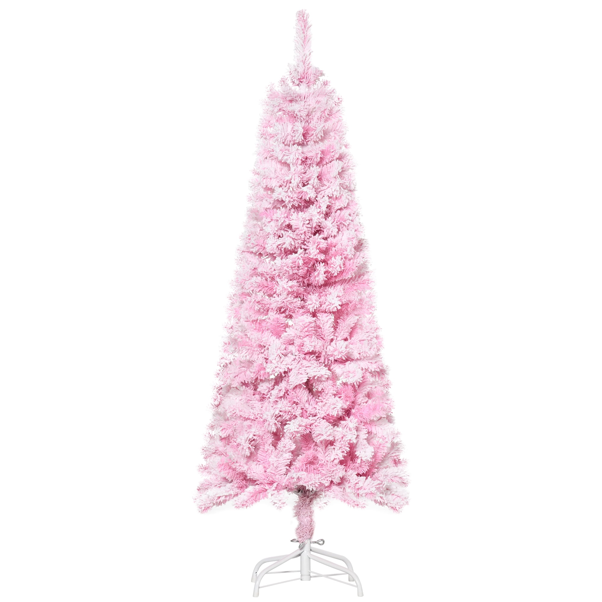Click here for Homcom Snow Flocked Pencil Artificial Christmas Tr... prices