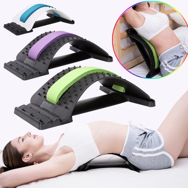 Arched Back Stretcher with Massage Spikes, Orthopedic Traction Device ...