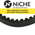 Niche Drive Belt for Polaris Phoenix Sawtooth 200 0452496 ATV 519 ...