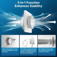Twist Lock Dryer Hose Vent Kit With Quick Connect And Disconnect
