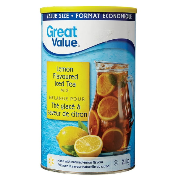 Great Value Lemon Flavoured Iced Tea Mix, Value Size, 2.1 kg - Walmart.ca