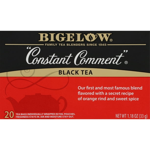 Bigelow Constant Comment, Black Tea Bags, 20 Count - Walmart.com