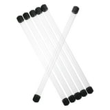 BESTYASH PVC Acrylic Transparent Round Storage Tubes with Lids, Simple ...