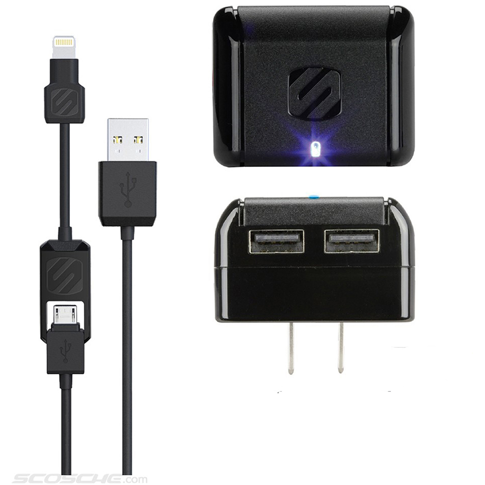 Scosche - I2MH102 - Scosche strikeBASE pro 5W + 5W - 5 V DC Output ...