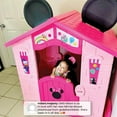Disney Minnie Mouse Plastic Indoor,Outdoor Playhouse with Easy Assembly ...