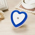 Heart Shape Plug-in Intelligent Light Sensor Control LED Night Light ...