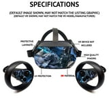 Skin Decal Wrap Compatible With Oculus Quest 2 Sticker Design Green ...