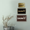 Signs ByLITA Classic Framed Sauna Sign (Brushed Gold) - Small - Walmart.com