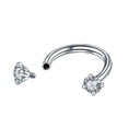 ANXPTIME Steel Nose Lip Eyebrow Ear Septum Cartilage Helix Captive Hoop ...